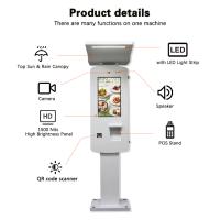 China 24 Inch Touch Screen Outdoor Waterproof IP55 Self Service Payment Kiosk with Nvidia GPU and Floor Standing Design for sale