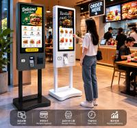 China 32 Inch PCAP Touch Screen Self Payment Kiosk Windows10 Ordering Machine Kiosk With Thermal Printer for sale