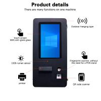 China 21.5 Inch 24 Inch15.6 Inch outdoor Wall Mounted Self Service Payment Kiosks for sale