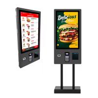 China Wall Hanging Self Service Kiosk 32 Inch Display with QR Code Scanner Thermal Printer and POS System Perfect for Fast Food Chains and Restaurant for sale