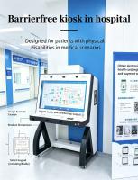 China ADA Compliant Wheelchair Accessible 21.5 Inch Touchscreen Self Service Kiosk Interactive Terminal for sale