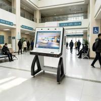 China ADA Compliant Wheelchair Accessible 21.5 Inch Touchscreen Self Service Kiosk Interactive Terminal for sale