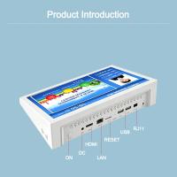 China 10.1 Inch Capacitive Touch Android All In One Customer Satisfaction Evaluation Terminal for Indoor Table Standing Service Rating Feedback for sale