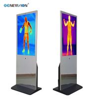 China 43 Inch Mirror Digital Display with Thermal Camera and PCAP Touch Screen Kiosk for sale