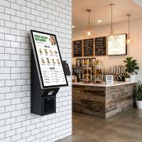 China 24 inch Desktop Wall Mount Self Payment Kiosk with QR Code Scanner and Thermal Printer POS Payment Terminal for sale