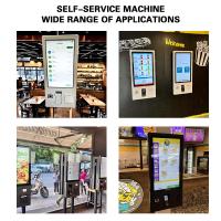 China 32 Inch Double Side 10 Points Capacitive Touch Screen Self Service Kiosk for Restaurant and QSR for sale
