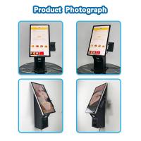 China 21.5 Inch Self Service Kiosk with QR Scanner and Built-in Thermal Printer for Cashless Payments for sale