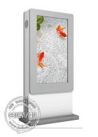 China Ultra Thin Metal Case Outdoor Digital Signage 65‘’ Android Taxi Bus Dual Wifi Advertising Display for sale