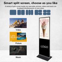 China 43 Inch Fully Black Infrared Touch Screen Digital Signage with Super Slim Design and Remote Control for Campus for sale