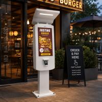 China 32Inch Outdoor Android PC All In One Self Service Payment Kiosk with IP65 Waterproof and 2000cd/m2 Brightness for sale