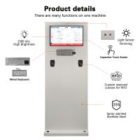 China 24 Inch 1500 Nits IP65 Waterproof Outdoor Self Service Kiosk with RFID and Keyboard for sale