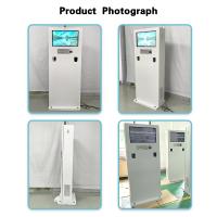 China 24 Inch IP65 Waterproof Outdoor Touch Screen Kiosk with 15000 Nits High Brightness and 316 Stainless Steel Housing for sale