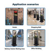 China 43 Inch HD Screen Digital Signage Kiosk with Lockable Charging Locker and Remote Advertising Management LCD Digital Display for sale