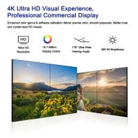 China 46 55 inch LCD Digital Signage Video Wall Screen with 500nits Brightness and Narrow Bezel 3.5mm Gap for Flexible Splicing for sale