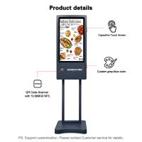 China 32inch Self Service Restaurant Touch Screen Kiosk with QR NFC Scanner and Floor Standing & Wall Mount Options for sale
