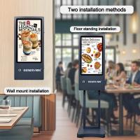 China 32inch Self Service Restaurant Touch Screen Kiosk with QR NFC Scanner and Floor Standing & Wall Mount Options for sale