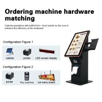 China 15.6 Inch Vertical HD Touch Screen Self Service Kiosk with Built-in 80mm Thermal Printer and Customizable Design for Fast Ordering and Payment for sale