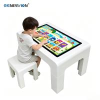 China 32 43 55 Inch Kids Interactive Game Table with 10 Point Capacitive PCAP Touch Screen Kiosk Waterproof Design for sale