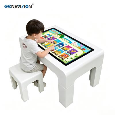 China 32 43 55 Inch Kids Interactive Game Table with 10 Point Capacitive PCAP Touch Screen Kiosk Waterproof Design for sale