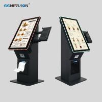 China 15.6 Inch Touch Screen Self Service Kiosk with RGB Ambient Light and Built-in Receipt Printer for sale