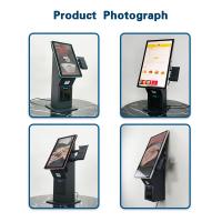 China 15.6 Inch Touch Screen Self Service Kiosk with RGB Ambient Light and Built-in Receipt Printer for sale
