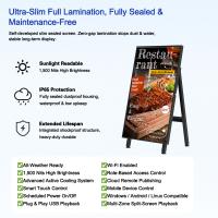 China IP65 Full Sealed Outdoor Digital Signage 1500 Nits High Brightness and Built-In Cooling System Advertising Digital Kiosk for sale