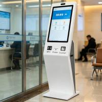 China 32 Inch Self Service Lottery Raffle Ticket Vending Kiosk POS Payment Terminal With QR Code Scanner And Built In Ticket Printer for sale