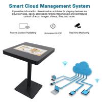 China 21.5 Inch Capacitive Touch Table with Multi-Gesture Support and Durable Metal Frame - Interactive Kiosk for Restaurants and Cafes for sale