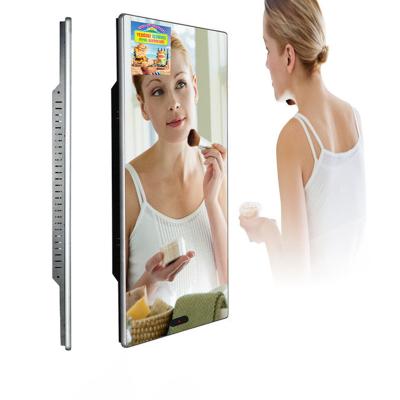 China 43 Inch Magic Mirror Display with Motion Sensor Waterproof Screen and Android OS for Interactive Advertising for sale
