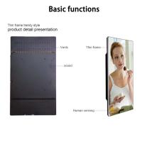 China 43 Inch Magic Mirror Display with Motion Sensor Waterproof Screen and Android OS for Interactive Advertising for sale