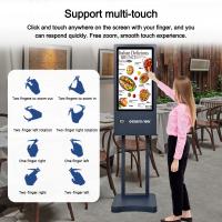 China 32 Inch PCAP Touch Screen Self Service Kiosk with Thermal Printer and QR Scanner POS Terminal for sale