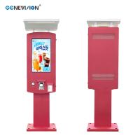 China 32 Inch IP65 Waterproof 2000 Nits Self Service Kiosk Outdoor Payment Kiosk with Canopy and LED Light for sale