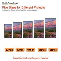 China 1000-2500 nits High Brightness Digital Signage with AR Anti-Reflection Coating and Ambient Light Sensor for Shop Window LCD Display for sale