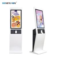 China 32 Inch Floor Standing Self Service Kiosk with Thermal Printer and Touch Screen Self Ordering Kiosk for Restaurant Payment for sale