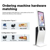 China 32 Inch Floor Standing Self Service Kiosk with Thermal Printer and Touch Screen Self Ordering Kiosk for Restaurant Payment for sale