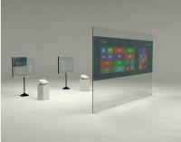 China 55 Inch Projected Nano Multi Touch Foil USB Interface 10 Touch Points Black Color for sale