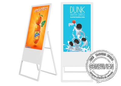 China MAD-550 Wifi Digital Signage 55 Inch Floor Stand Display Screen Support Phone Charging for sale