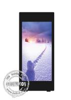China Human Walking Mobile Kiosk Digital Signage LCD Advertising Display Screen 43 Inch for sale