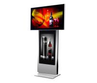 China Android HD Wifi Digital Signage Touch Screen Monitor Player 18.5'' Up 10.1'' Down for sale