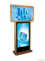 China Android HD Wifi Digital Signage Touch Screen Monitor Player 18.5'' Up 10.1'' Down for sale