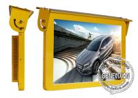 China 4G Network Bus Digital Signage 15 Inches Video Player Taxi Advertising Screen Wifi for sale
