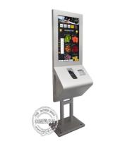China 32 Inch Kiosk Digital Signage Capacitive Touch Self Ordering Service Printer Scanner for sale