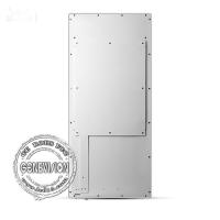 China Wall Mount 18.5''+10.1'' LCD Display Metal Case Toughened Glass Android Advertising Player for sale