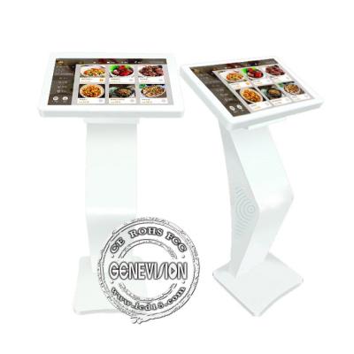 China Touch Screen Information Self Checking Digital Signage 21.5'' Floor Standing Digital Podium for sale