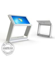China Capacitive 10 Points Touch Screen Monitor Kiosk High Sensitivity Information Inquiry Table 55'' for sale