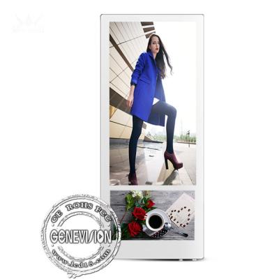 China Metal Case Toughened Glass Panel Wall Mounted Digital Signage 18.5 Inch For Elevator for sale