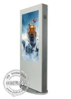 China Aluminum Profiles Outdoor Digital Signage Kiosk Advertising Display 49 Inch 500cd/m2 for sale