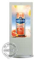 China Aluminum Profiles Outdoor Digital Signage Kiosk Advertising Display 49 Inch 500cd/m2 for sale