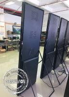 China P3 LED Sign Poster Screen Kiosk Digital Signage 1500 Nits Indoor Portable 1920x576mm for sale