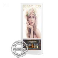 China Elevator Digital Signage 18.5'' Android Advertising Display With Double Screen Wall Mountable for sale
